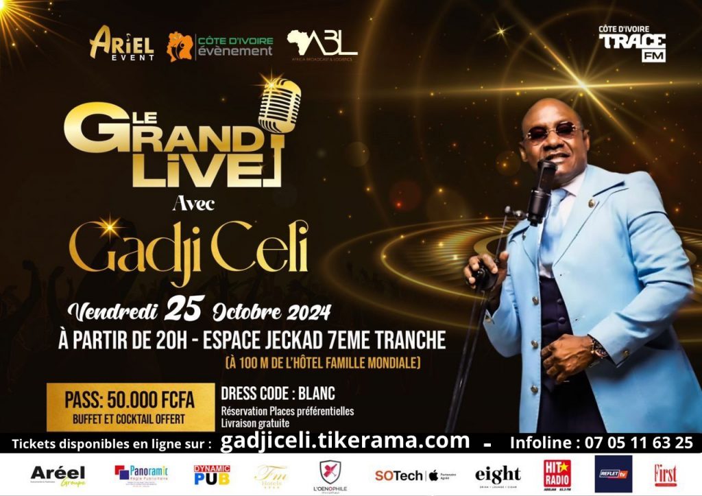 GADJI CÉLI in Live Concert in Abidjan on October 25, 2024 – OBOUO TV
